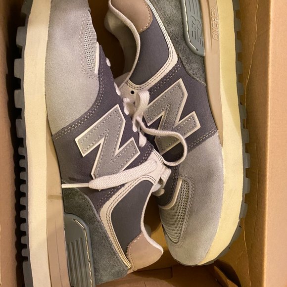 New Balance | Shoes | New Balance 574 Suede Leather And Mesh Trainers ...